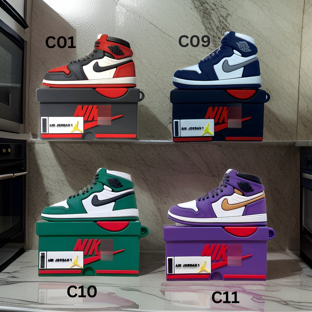 Sneaker Shoe Box Design AirPod Case Custom AirPod Case for Gen 1/2/3 ...