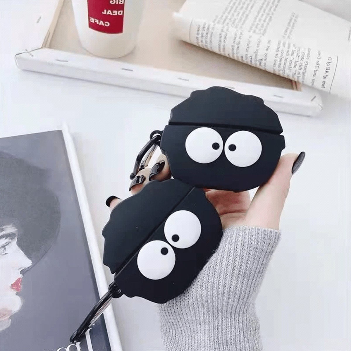 Japanese Anime Ghibli Dust Susuwatari AirPod Case Custom AirPod Case ...