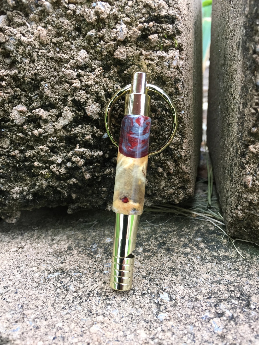 Handmade Whistle Keychain - Etsy