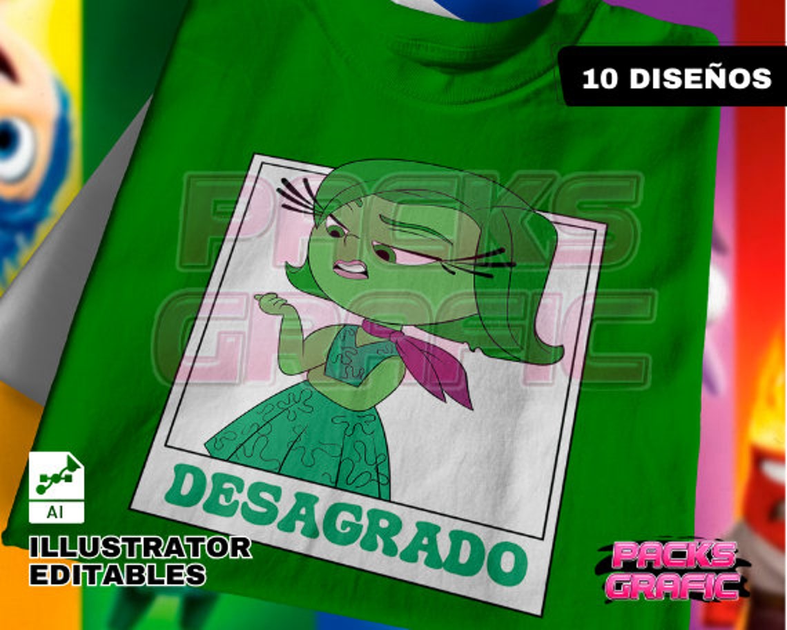 Vectores Intensamente 2 - Etsy México