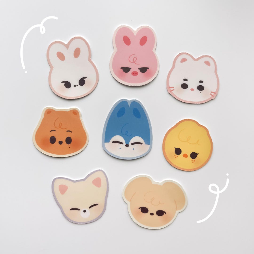 Stray Kids Skzoo Sticker Set K-pop - Etsy