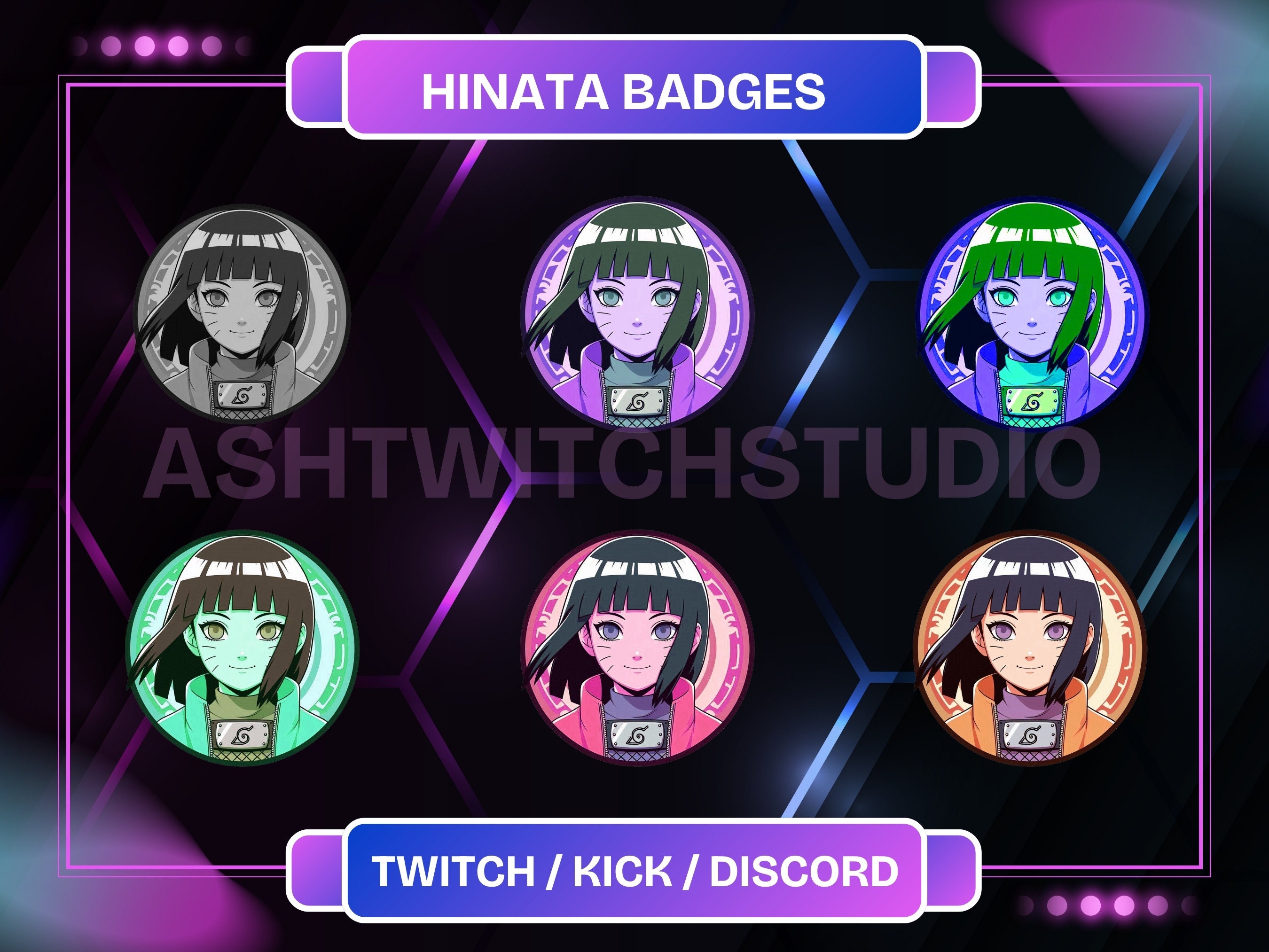 Fictional Character Sub Badges for Twitch, Youtube, Discord Stream ...