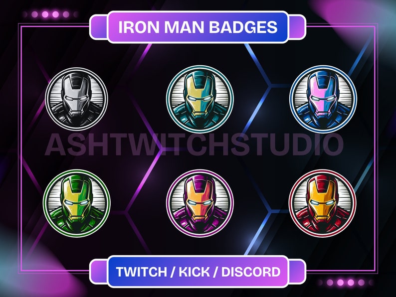 6 Anime Sub Badges Pay to Use Badges Stream Badges Twitch Badges ...