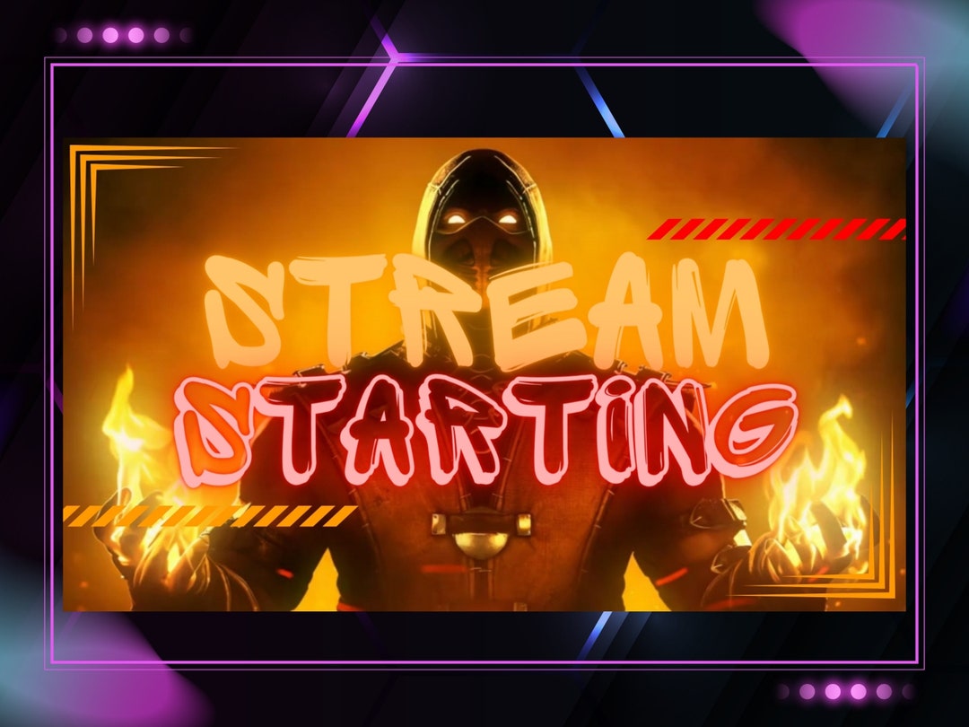 Animated Scor-pion Stream Overlay Bundle | Anime Twitch Overlay Set ...