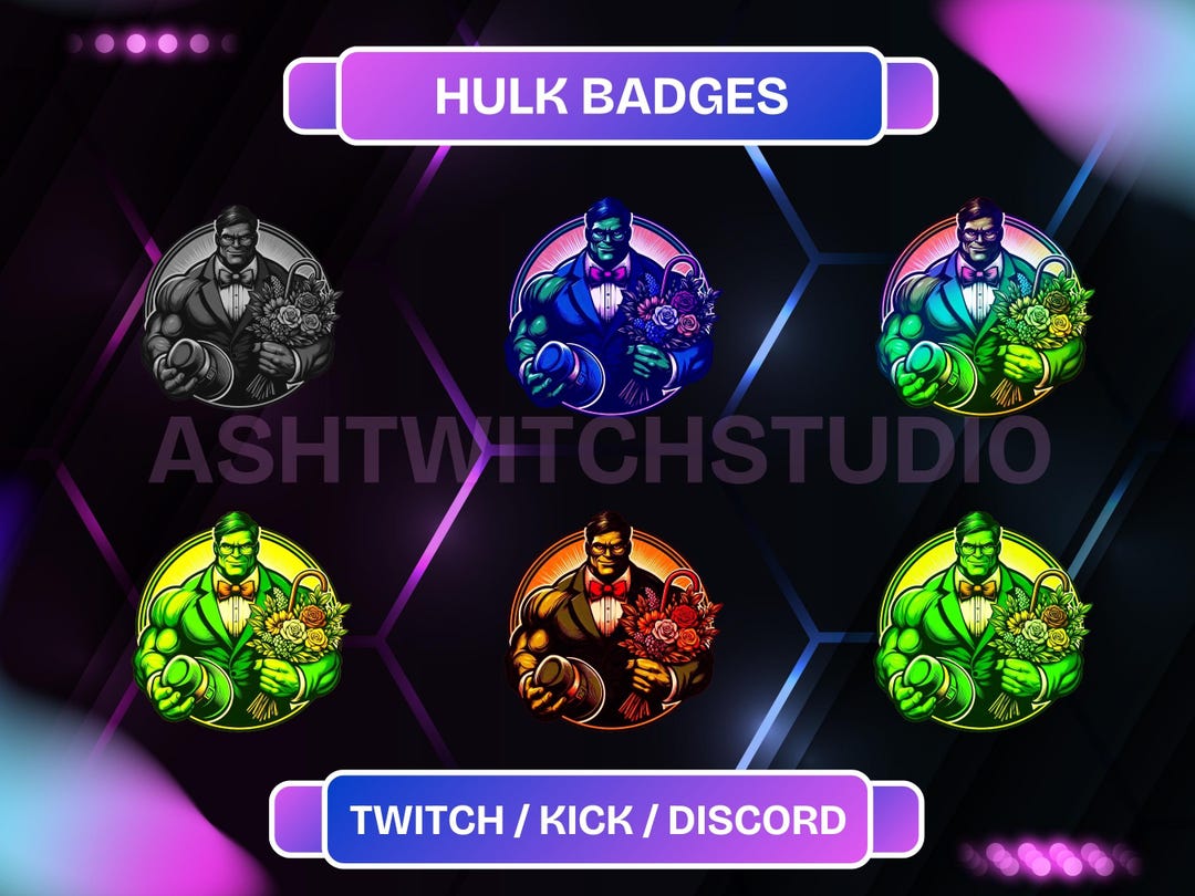 6 Sub/bit Twitch Badges Anime Character Instant Download Cool Fictional ...