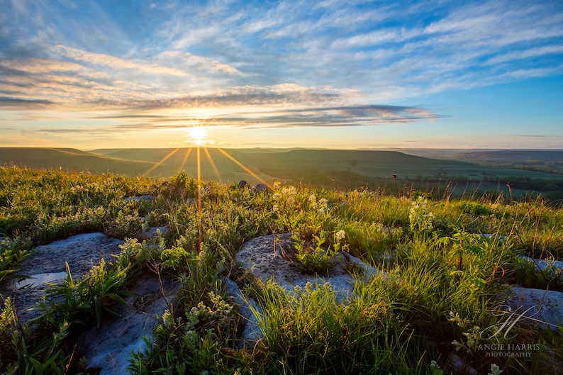 Kansas Landscape Wall Art Sunrise Print Landscape Photography Nature ...