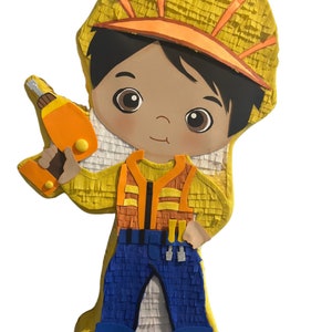 Construction Worker Pinata for Kids - Etsy