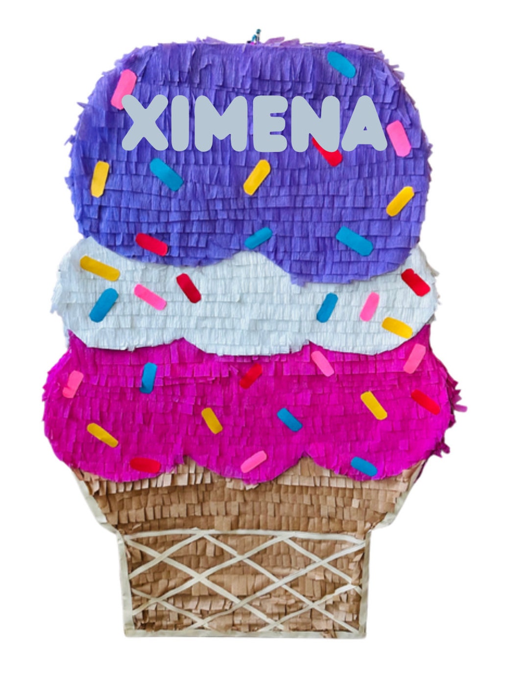 Custom Ice-cream Cone Piñata - Etsy