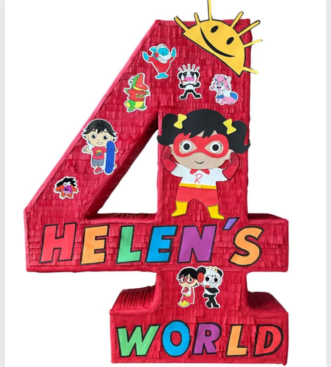 Custom Ryan's World Pinata - Etsy