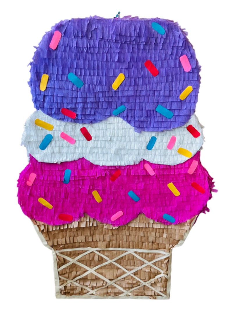Custom Ice-cream Cone Piñata - Etsy