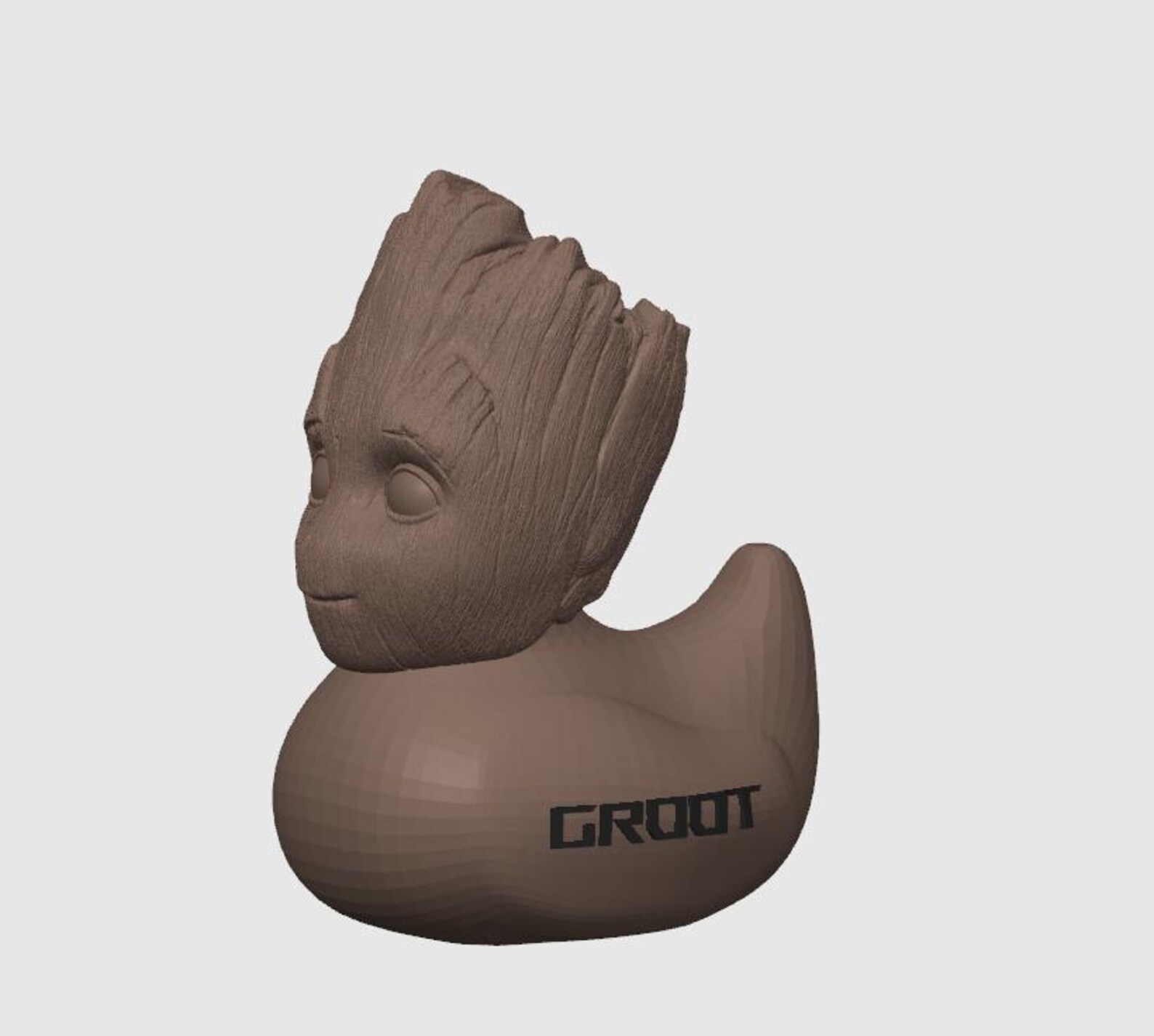 3D Printed Groot Inspired Dash Duck, Jeepin' Ducks, Cruising Ducks, 3D ...