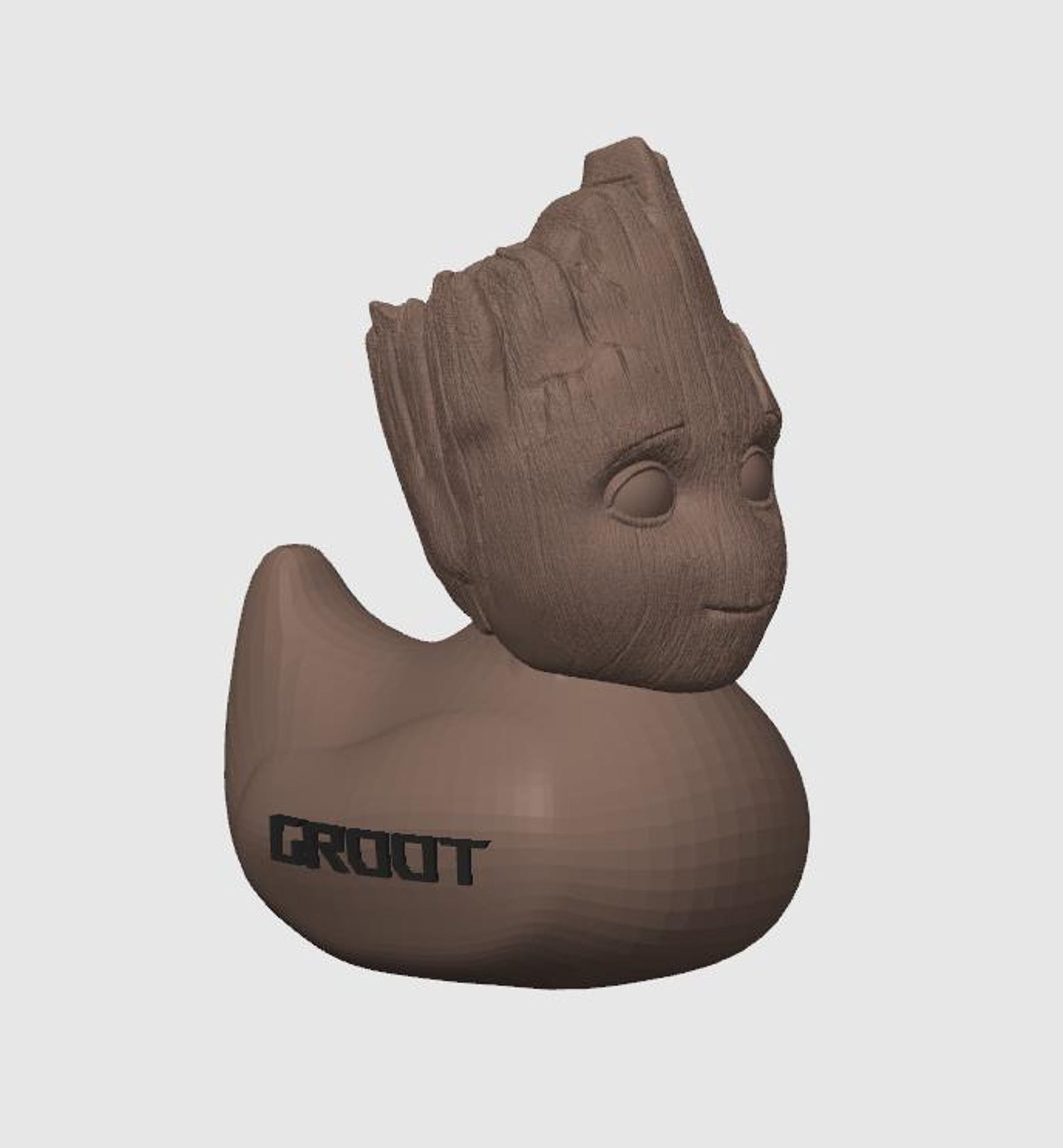 3D Printed Groot Inspired Dash Duck, Jeepin' Ducks, Cruising Ducks, 3D ...