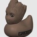 3D Printed Groot Inspired Dash Duck, Jeepin' Ducks, Cruising Ducks, 3D ...