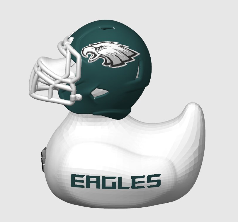 Philadelphia Eagles 3D Printed Duck, Jeep Duck, Cruise Duck, Jeeping ...