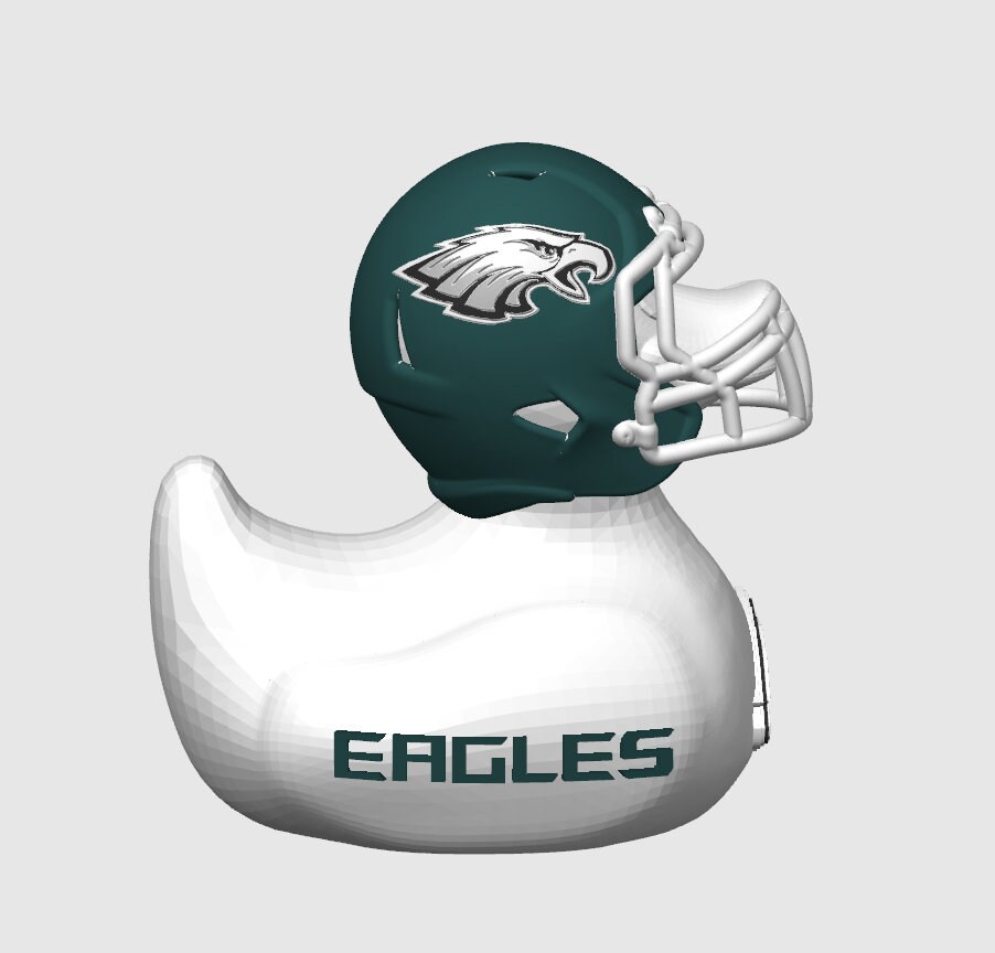 Philadelphia Eagles 3D Printed Duck, Jeep Duck, Cruise Duck, Jeeping ...