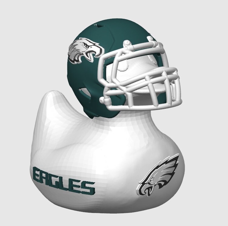 Philadelphia Eagles 3D Printed Duck, Jeep Duck, Cruise Duck, Jeeping ...