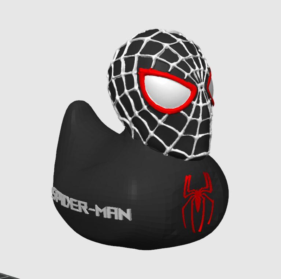 Spider-man Miles Morales Inspired 3D Printed Dash Duck, Jeepin' Duck ...