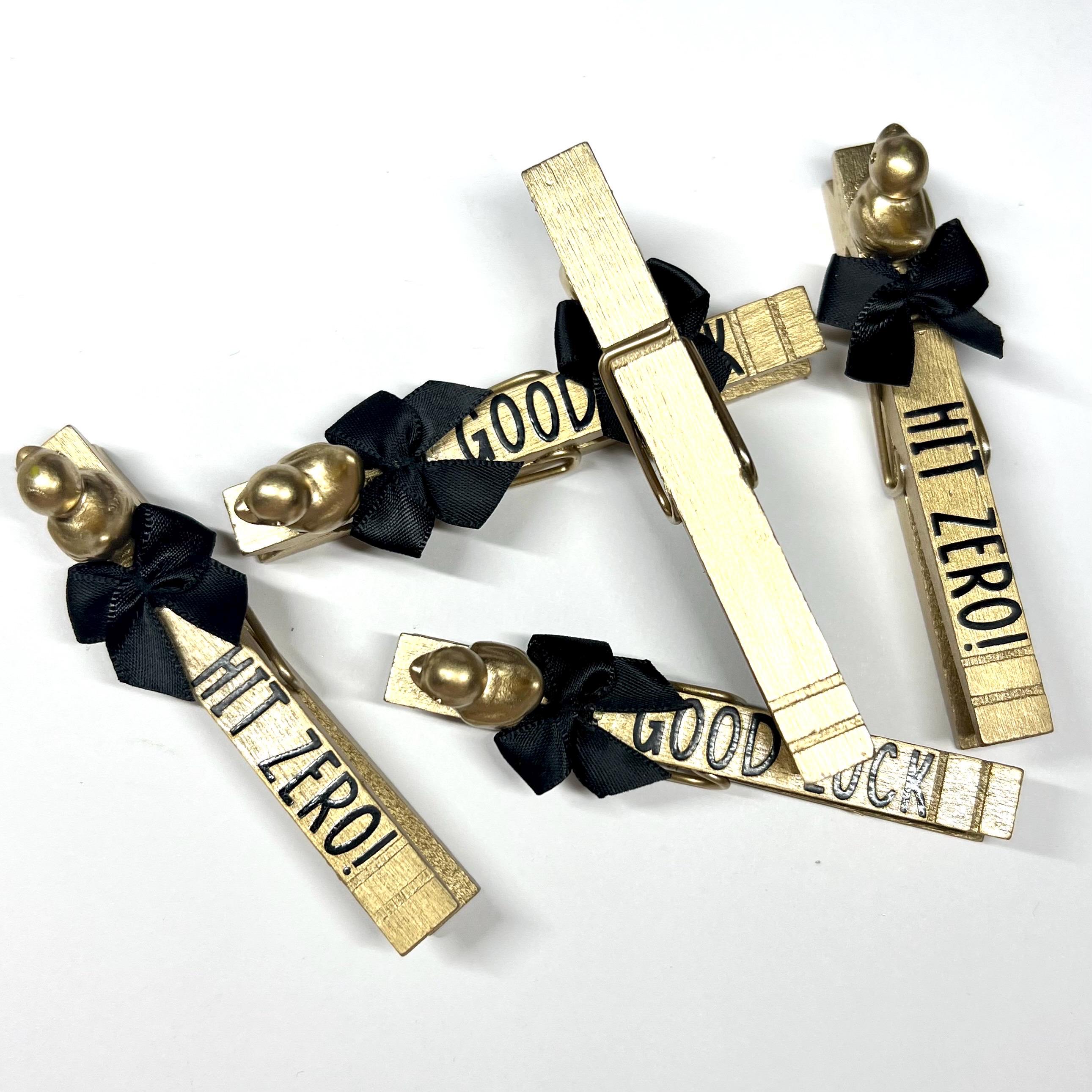 GOLD RUSH 10 Gold Cheer Pins, Team Spirit Pins, Good Luck Cheer Pin ...