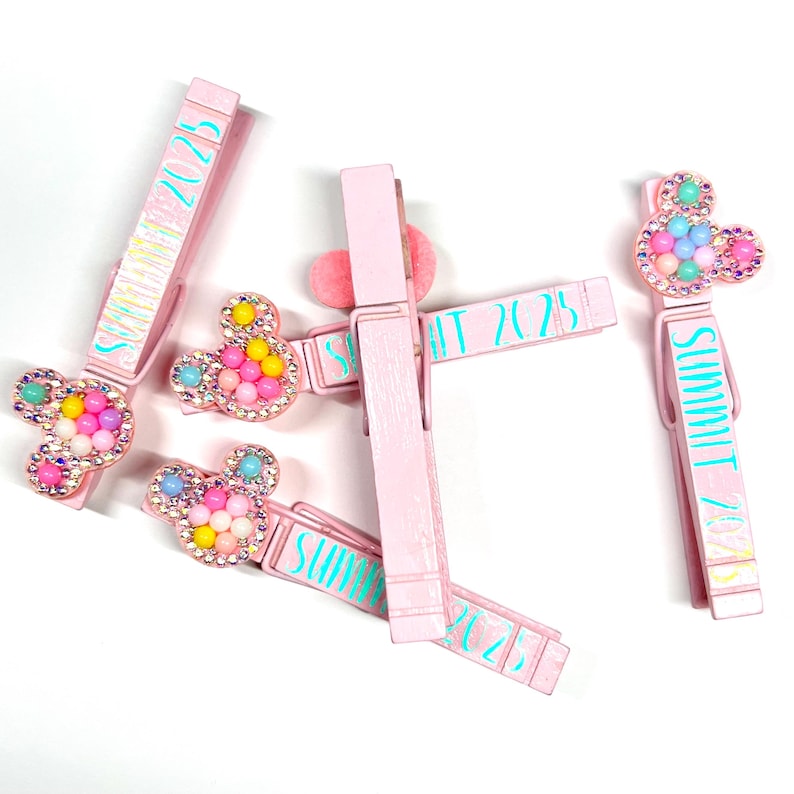 SUMMIT 2025 10 Iridescent Cheer Pins, Team Spirit Pins, Good Luck Cheer ...