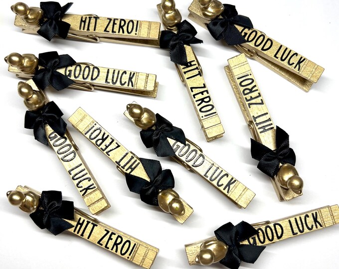 GOLD RUSH | 10 Gold Cheer Pins, Team Spirit Pins, Good Luck Cheer Pin ...