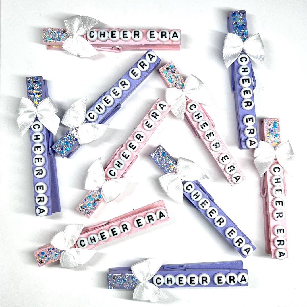 CHEER ERA | 10 Cheer Pins, Cheer Era, Team Spirit Pins, Good Luck Cheer Pins, Cheer Competition ...