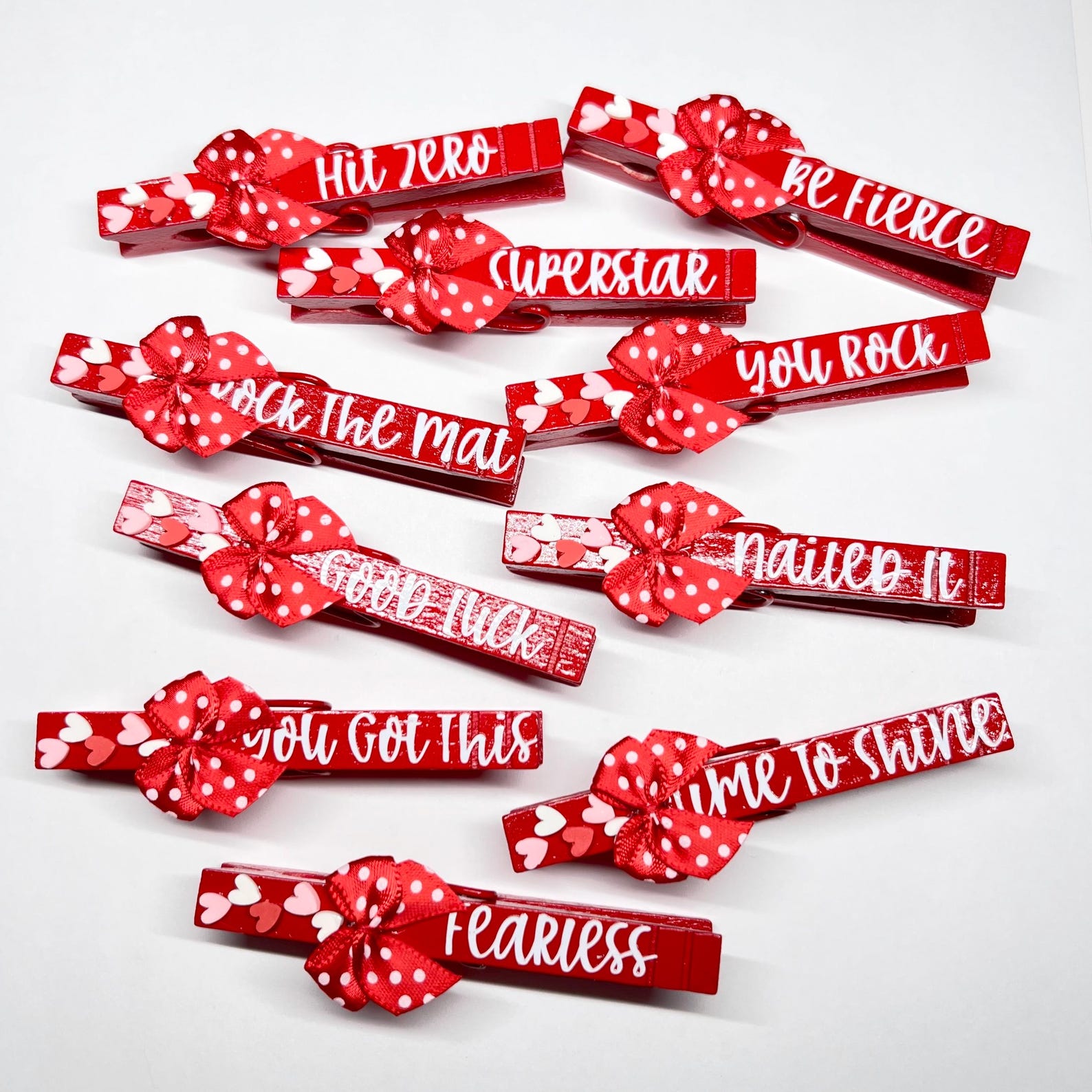 BE MY VALENTINE | 10 Heart Cheer Pins, Valentines, Team Spirit Pins ...