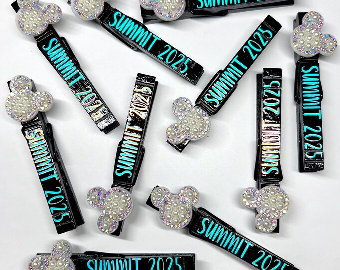 SUMMIT 2025 | 10 Iridescent Cheer Pins, Team Spirit Pins, Good Luck Cheer Pins, Cheer ...