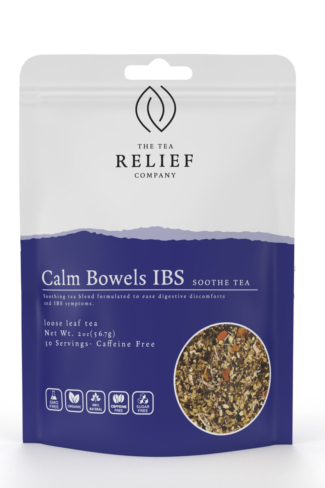 Calm Bowels Soothing Herbal Blend for Digestive Discomfort With Organic ...