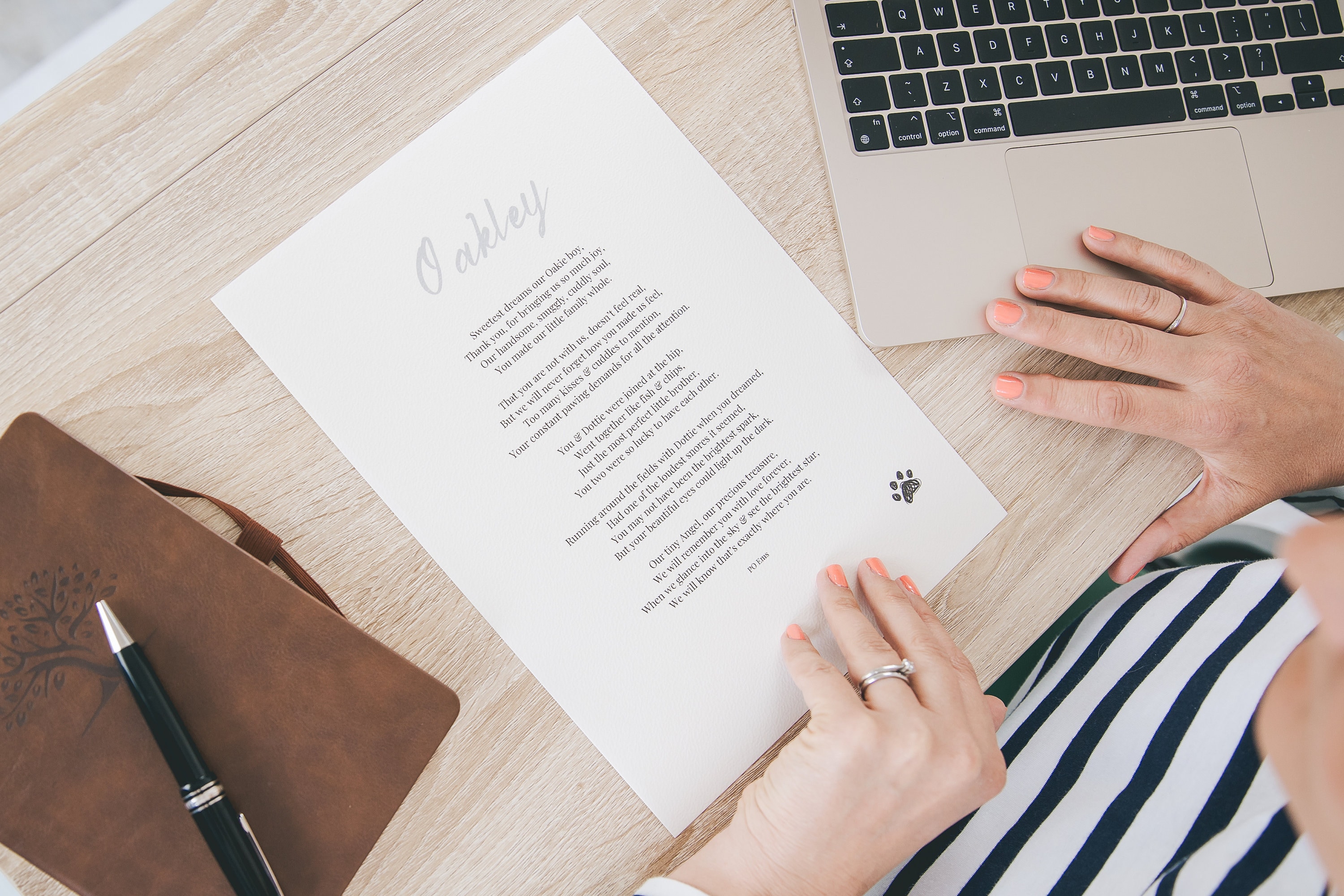 A Personalised Memorial Poem Written to Order. Memorial Poetry. Pet ...