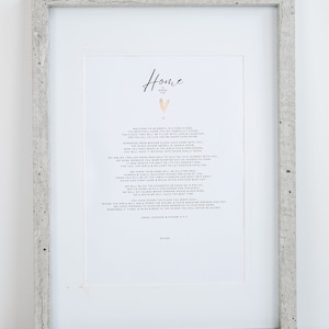 A Personalised New Home Poem Written to Order. New Home Gift ...