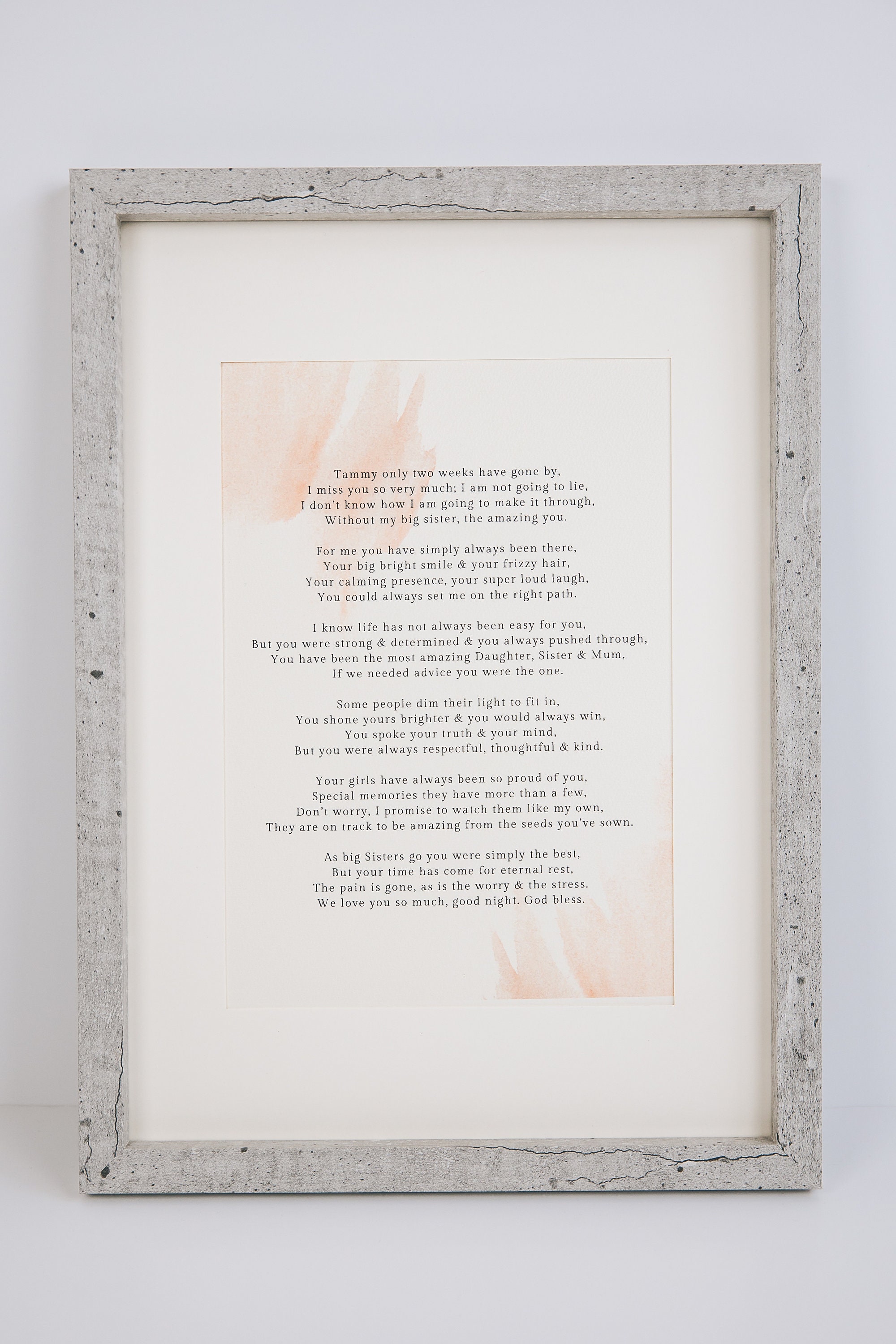 A Personalised Memorial Poem Written to Order. Memorial Poetry. Pet ...
