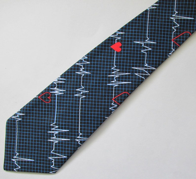 Doctor Cardiology Necktie Medical Tie Doctor Gift - Etsy