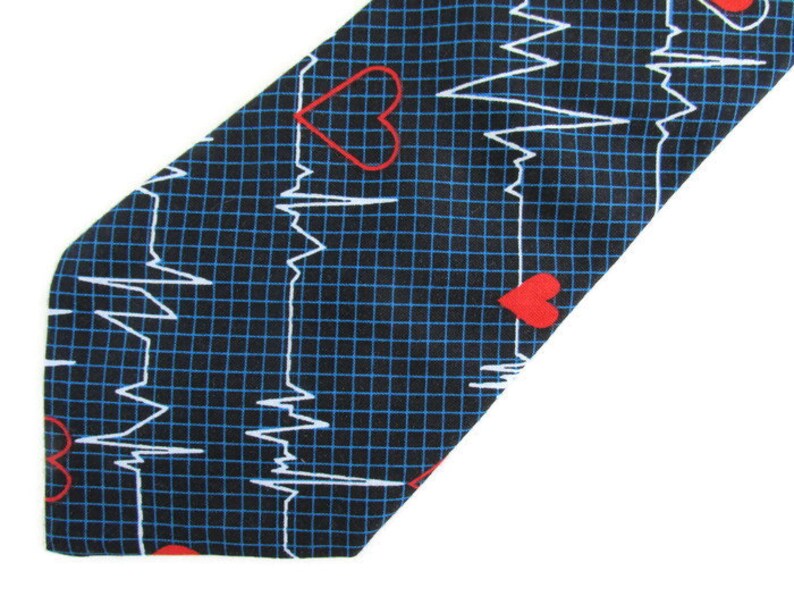 Doctor Cardiology Necktie Medical Tie Doctor Gift - Etsy