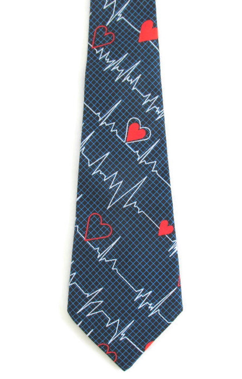 Doctor Cardiology Necktie, Medical Tie, Doctor Gift, Cardiologist Tie ...