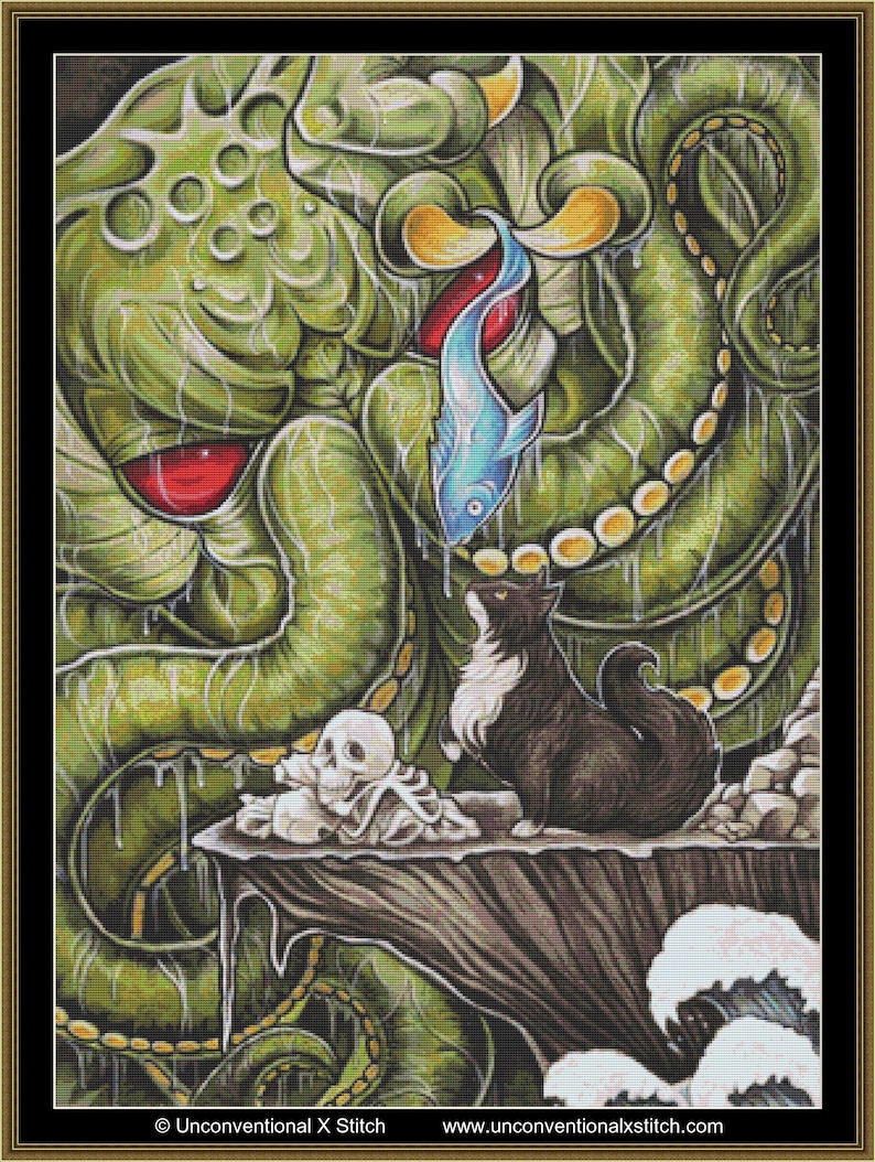 Celtic cthulhu embroidery patterns free - venueisse