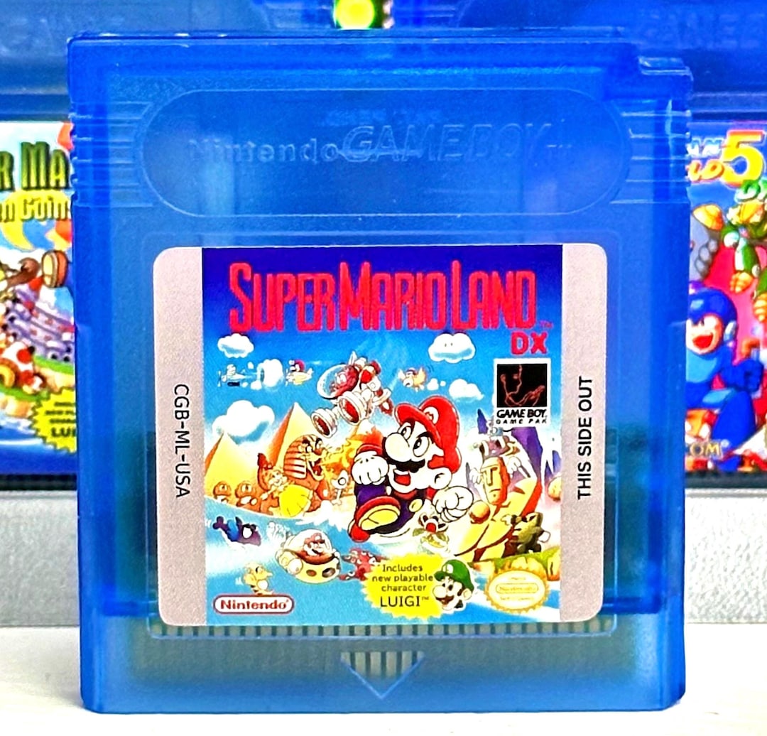 Super Mario Land DX - Full Color With Luigi! - Etsy