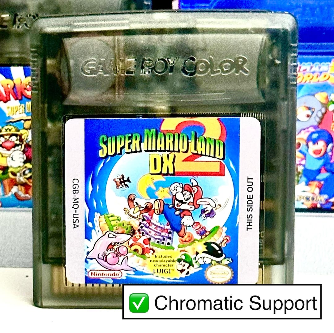 Super Mario Land 2 DX - Full Color With Luigi! - Etsy