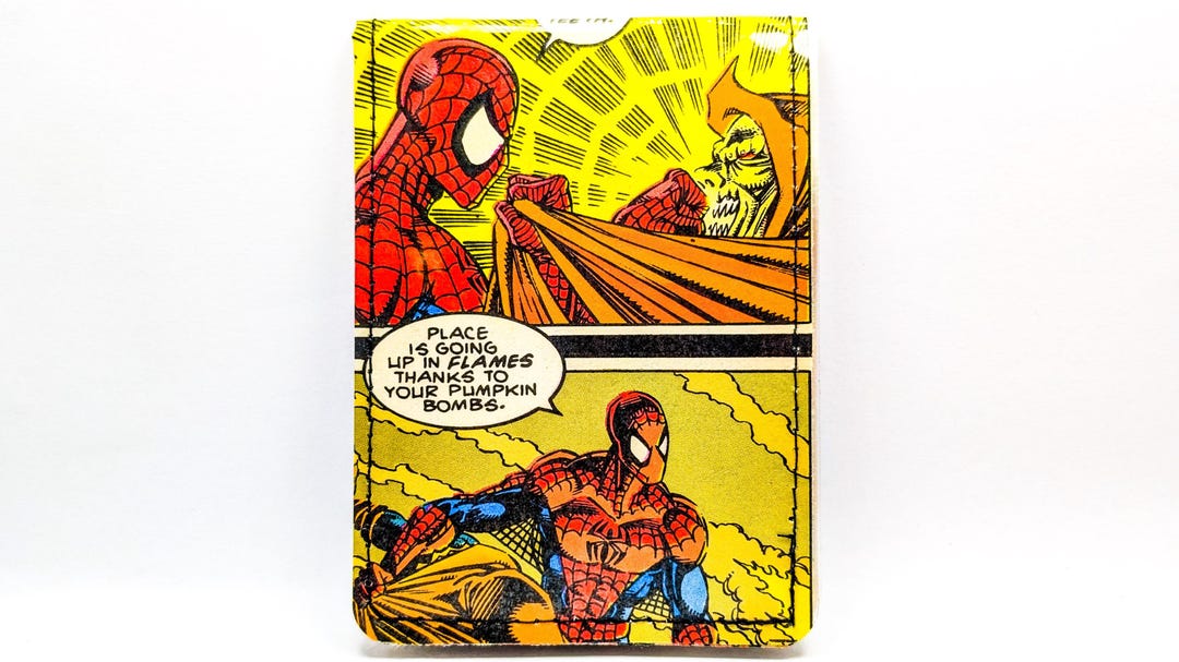 Spider-man Wallet - Comic Book Wallet - Vintage Spider-man - Etsy