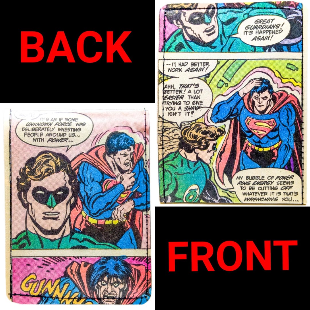 Vintage Superman Wallet Vintage Justice League Wallet Vintage 1982 ...