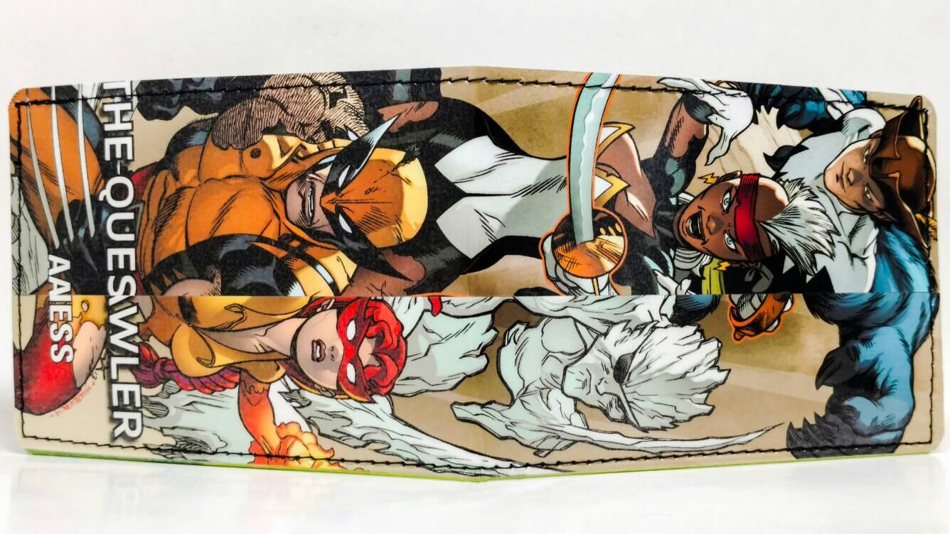 Sewn Comic Book Wallet X-men Wolverine Firestar Iceman | Etsy