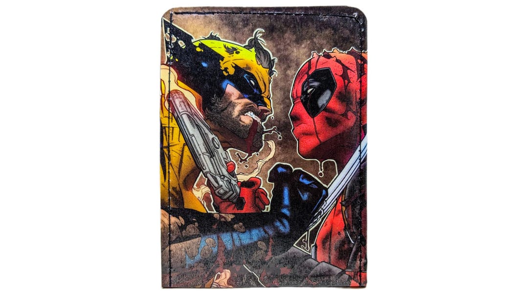 Deadpool and Wolverine Wallet - Deadpool Wallet - X-men Wallet - Comic ...