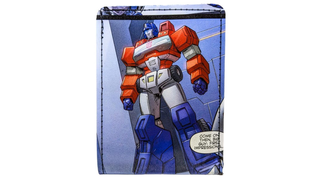 Transformers Wallet Orion Pax Wallet Comic Book Wallet Optimus Prime - Etsy