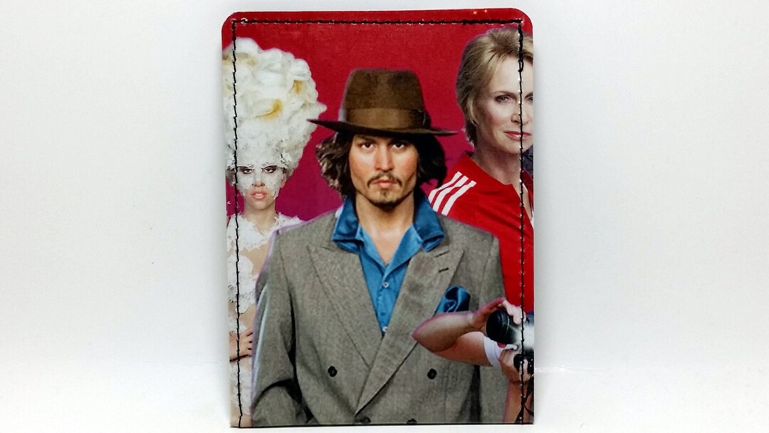 Sewn Comic Book Wallet - Johnny Depp - Etsy
