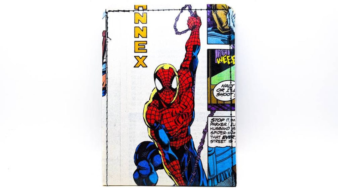 Spider-man Wallet - ID Window, 7 Pocket Wallet - Comic Book Wallet - Etsy
