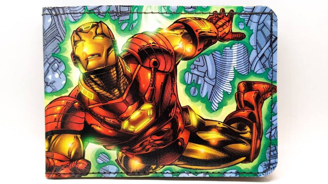 Iron Man Wallet - Comic Book Wallet - Etsy