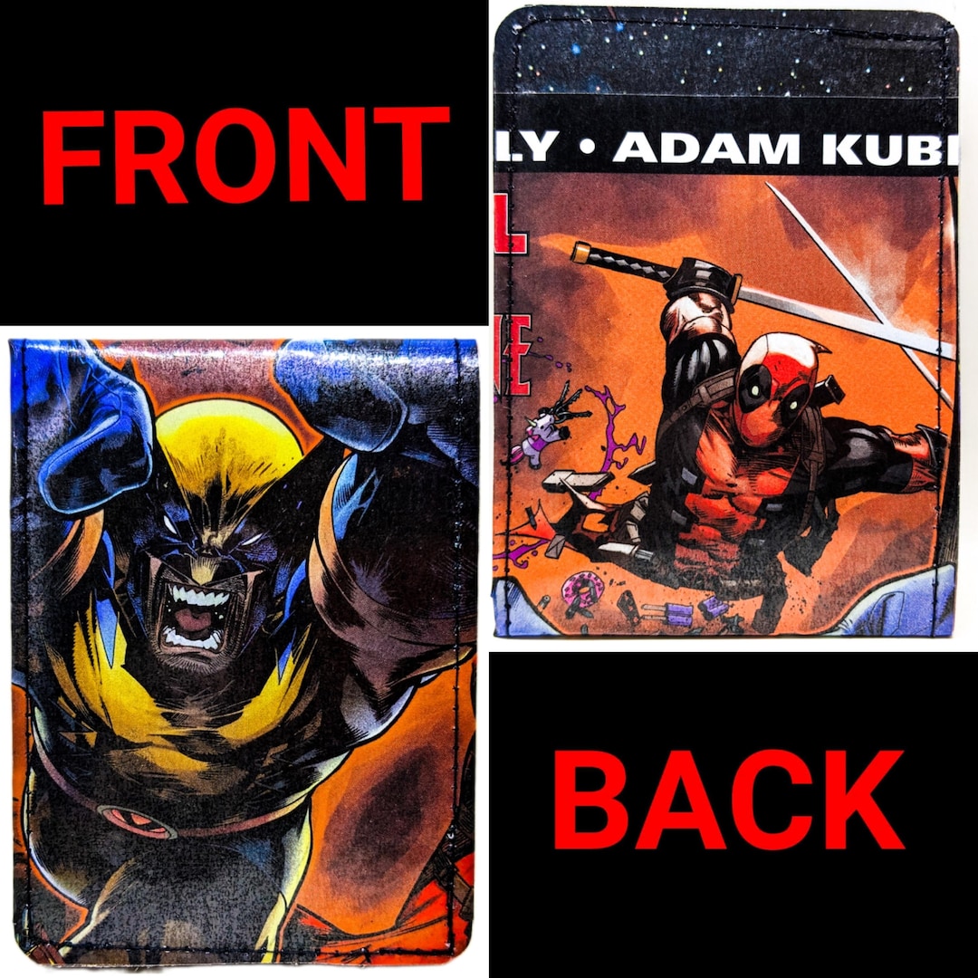 Deadpool and Wolverine Wallet - Deadpool Wallet - X-men Wallet - Comic ...
