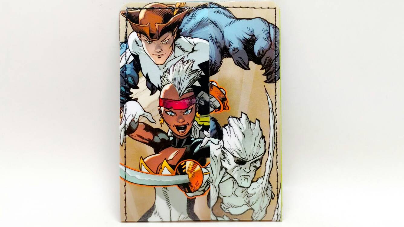 Sewn Comic Book Wallet X-men Wolverine Firestar Iceman | Etsy