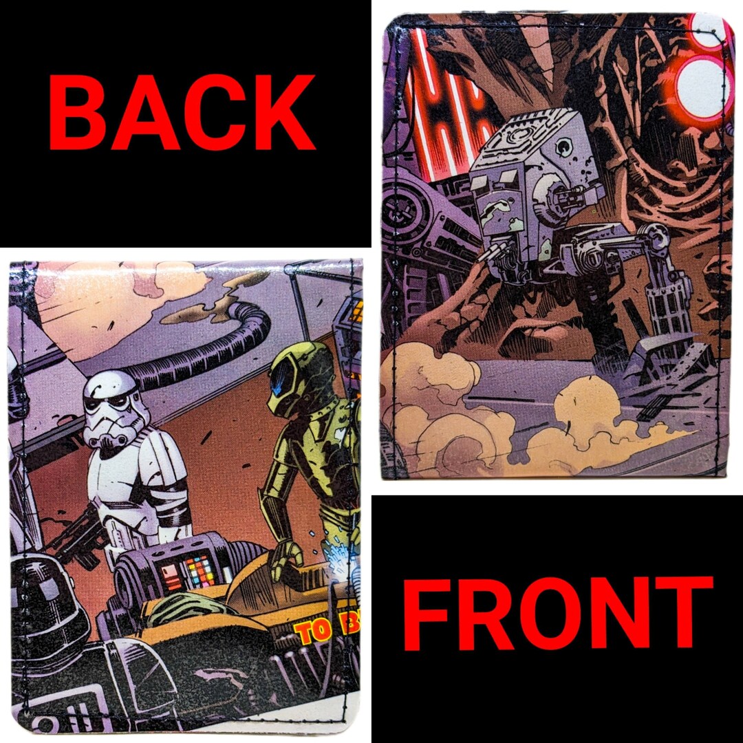 Star Wars Wallet Comic Book Wallet Stormtrooper AT-ST - Etsy