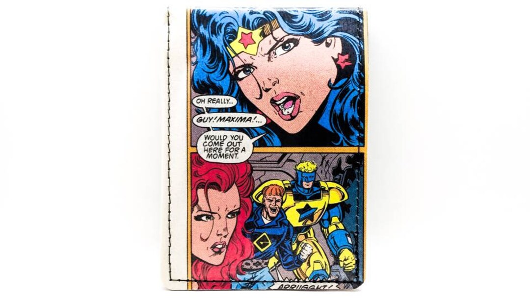 Wonder Woman Wallet Comic Book Wallet Justice League - Etsy