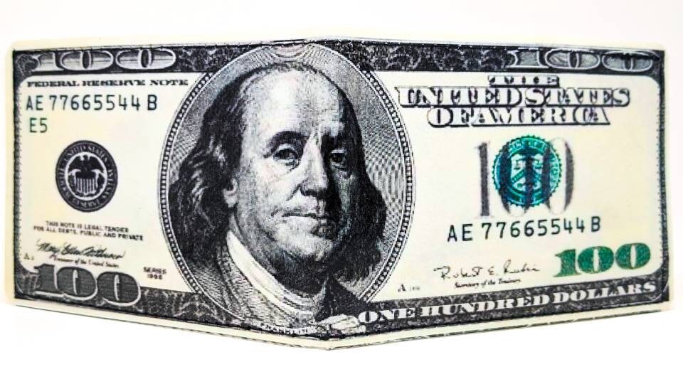 100 Dollar Bill Wallet Money Wallet | Etsy